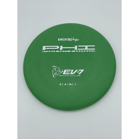 EV-7 | Games | New Ev7 Og Base Phi Putter Golf Disc Green With White ...